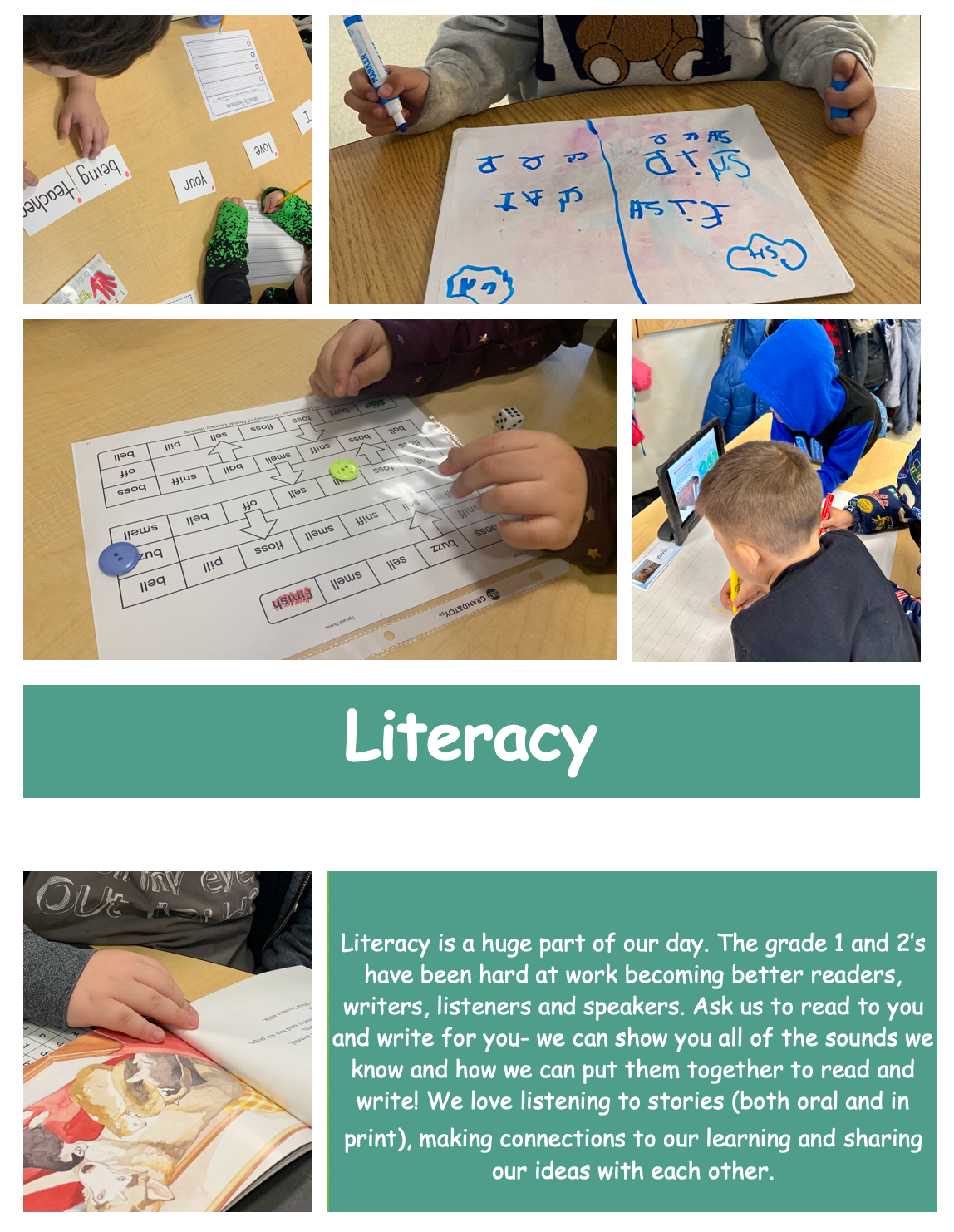 Grade 1 and 2 Learning - Niitsitapi Learning Centre